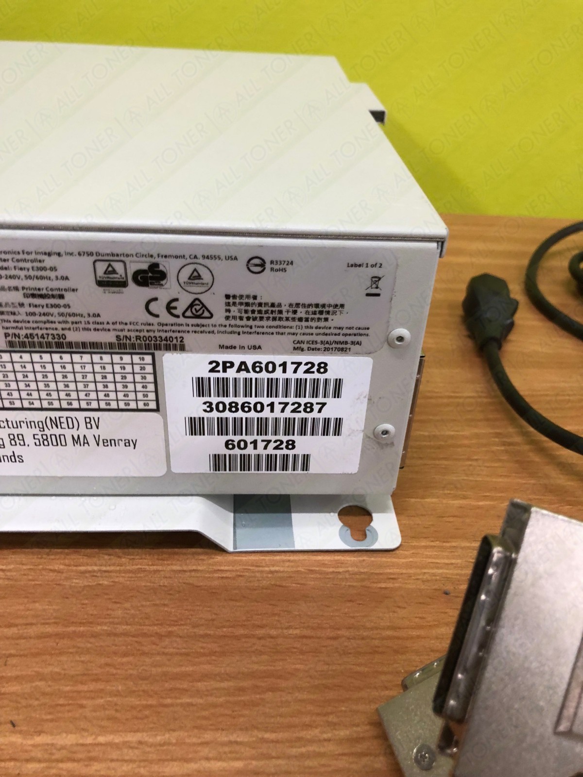 EFI EX-i 180 integrated Print Server Fiery 2PA Accessory Xerox Versant ...