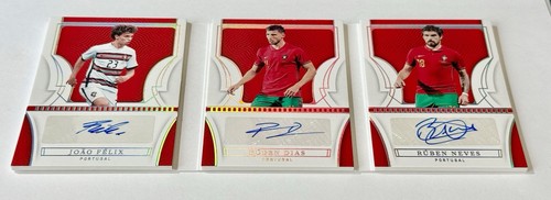 2022 Panini NT FIFA Triple Auto Booklet #/49🔥Felix, Dias & Neves🔥 ...