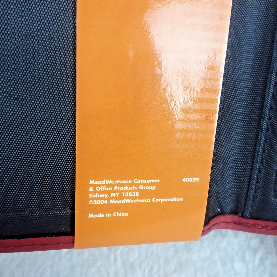 Day Runner Calendar Planner Zip Around Tooled Wallet NOS Vintage | eBay