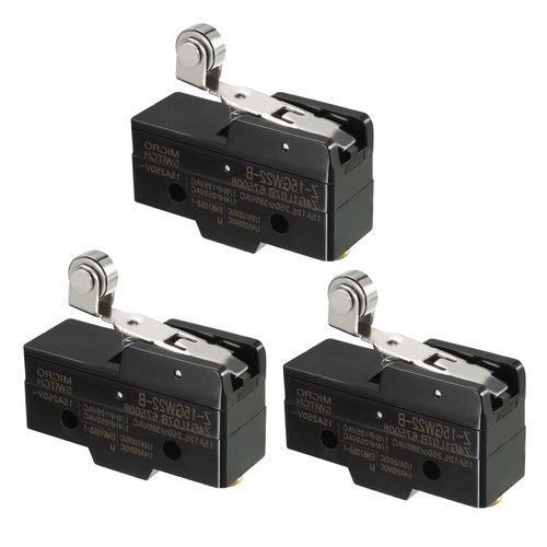 3PCS Z-15GW22-B 1NO + 1NC 3Terminals Hinge Roller Lever Micro Action Switches | eBay