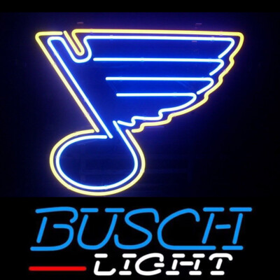 St, Louis Blues Beer Neon Sign Beer Bar Sport Pub Cave Wall Decor 24X20 ...