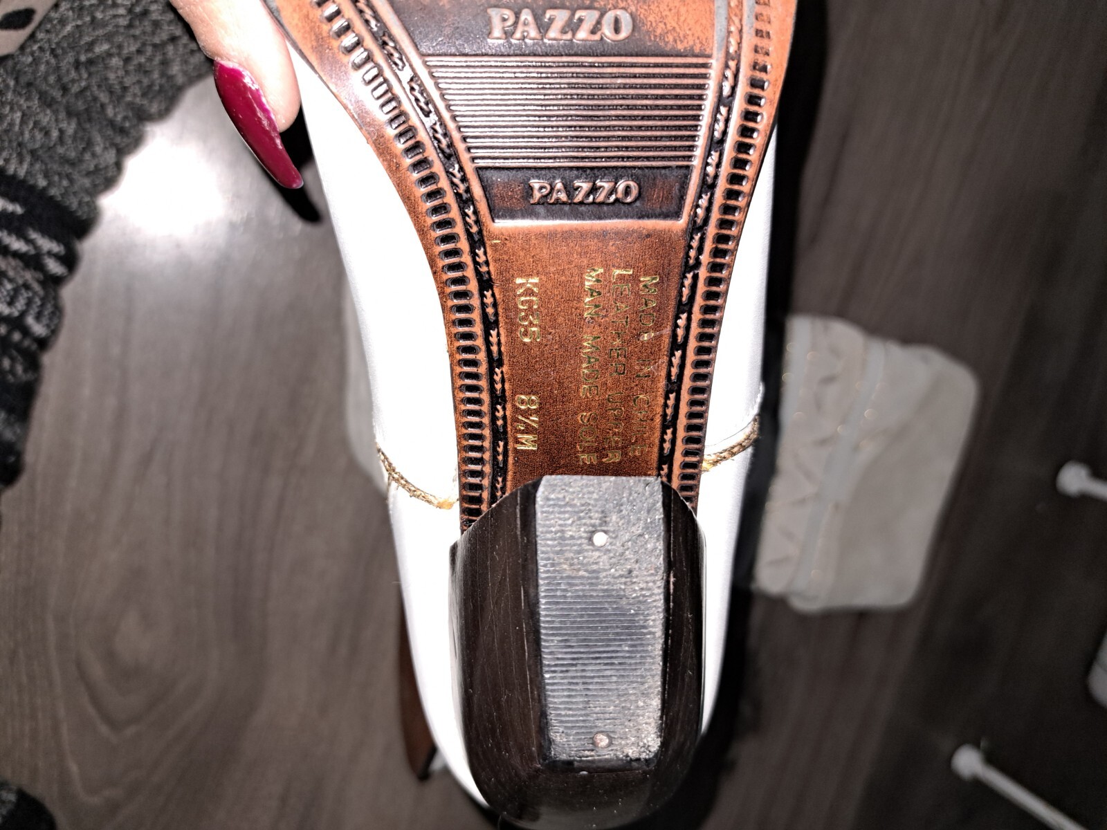 EUC Pazzo White Leather and Suede Western Cowgirl Boots, Women’s Size 8 ...