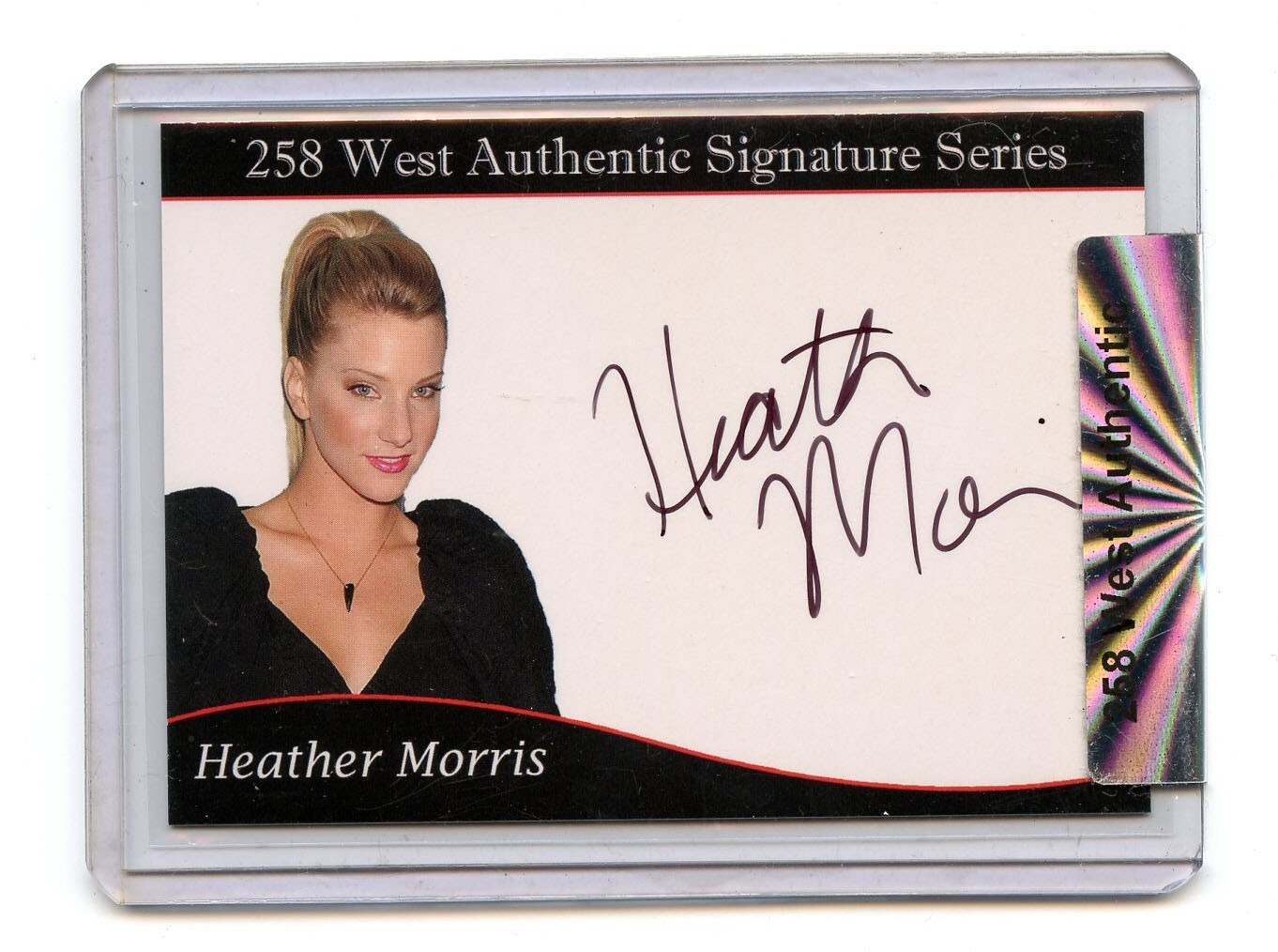 258 West Authentic Signatures Series Heather Morris Autographed Card 53 ...