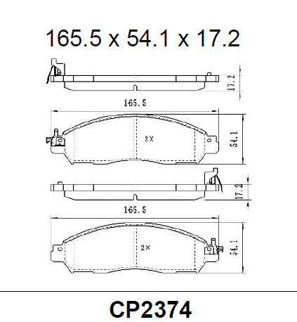 Premier Ceramic Brake Pads To Suit Bendix DB2374 DB2374 | eBay Australia