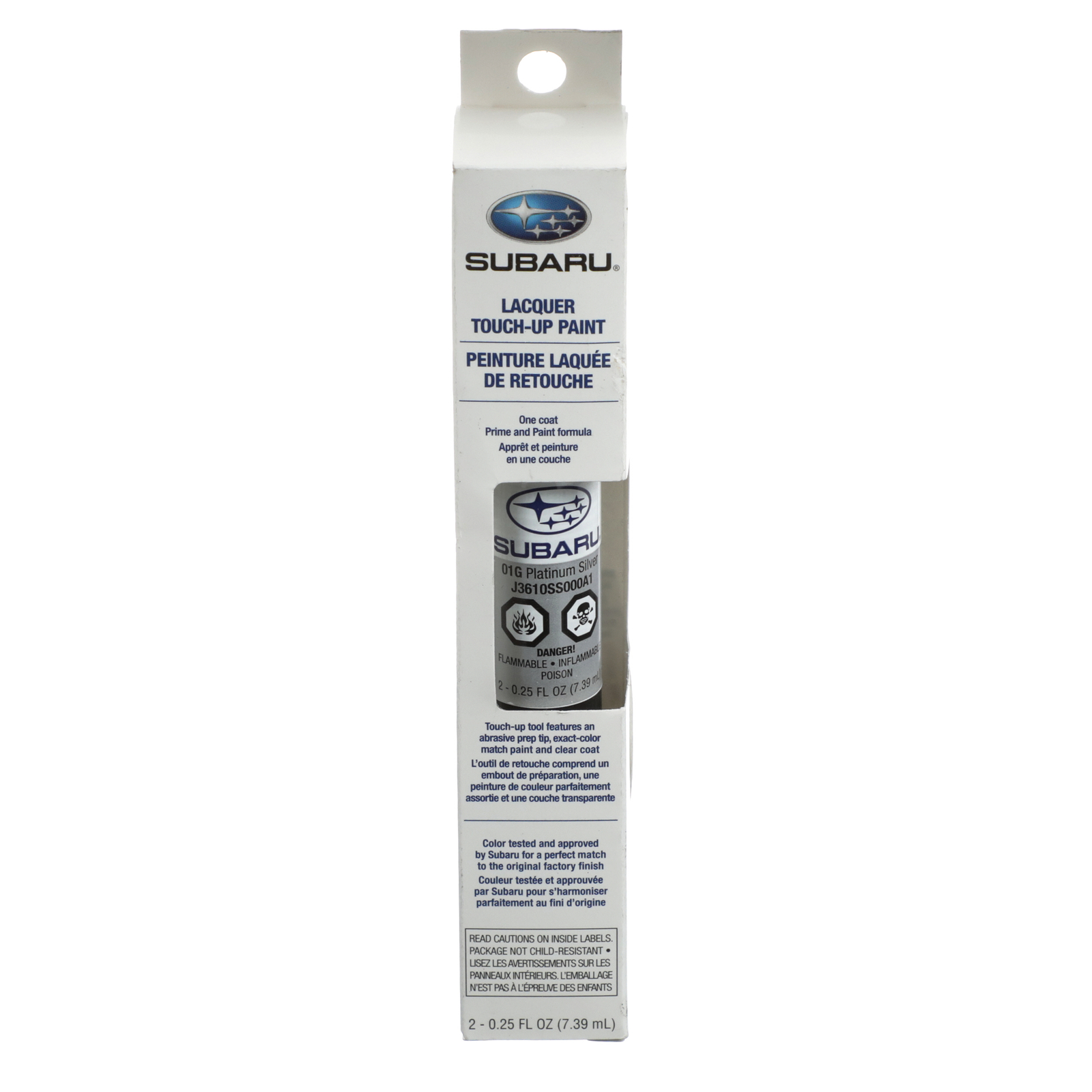 Genuine Subaru OEM Touch Up Paint Pen Platinum Silver Metallic 01G ...