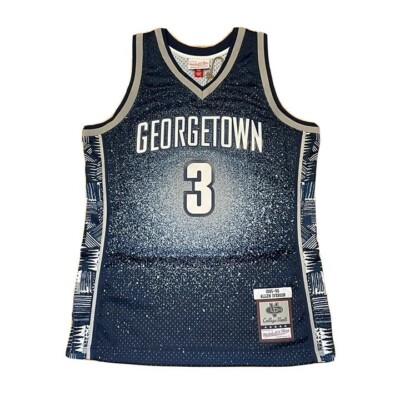 Mitchell & Ness NCAA Georgetown Hoyas Allen Iverson Gradient Swingman ...