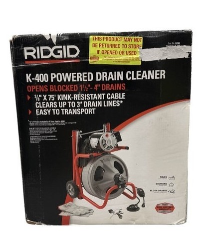 RIDGID K-400 Powered Drain Cleaner - READ- 95691523631| eBay
