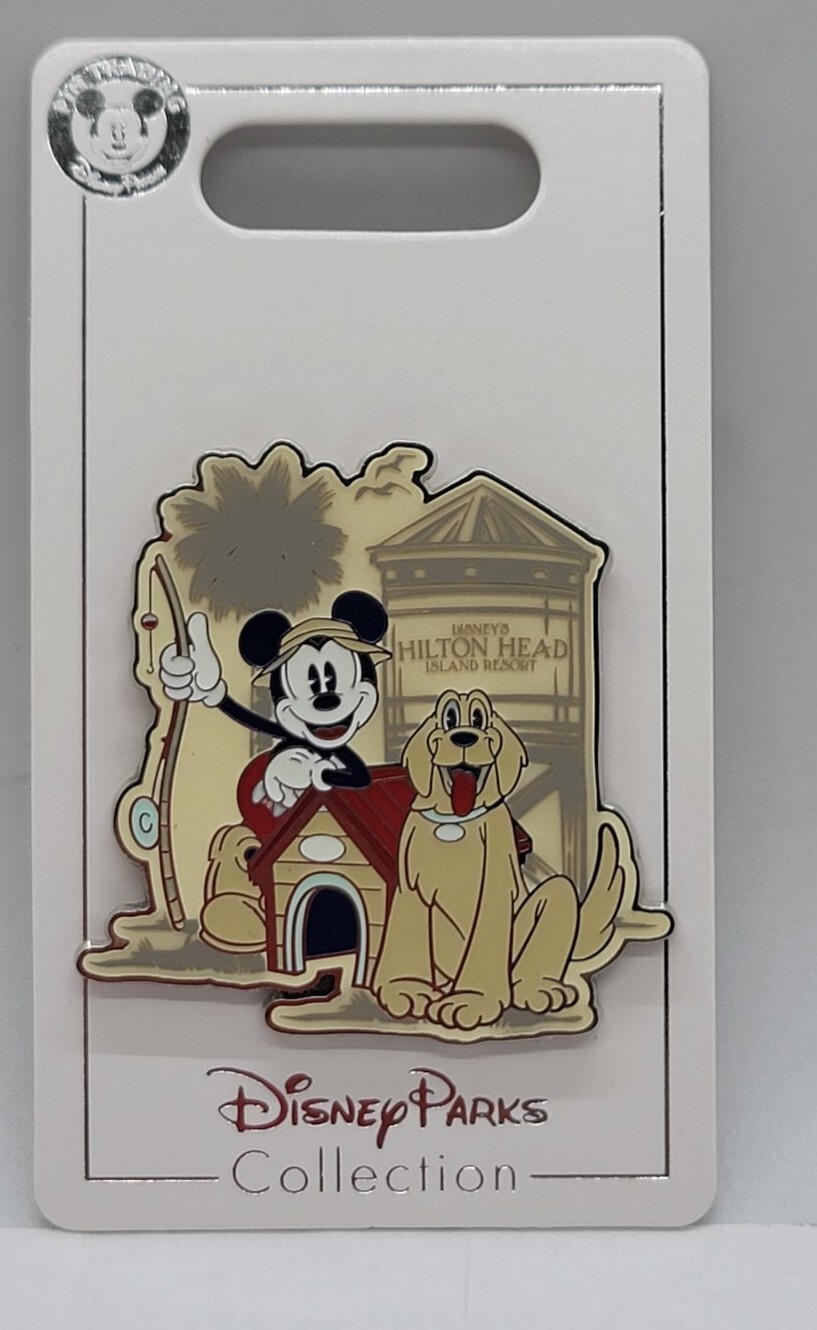 Disney Parks Pin 2021 OE Hilton Head Island Resort Mickey Mouse & Shadow New | eBay