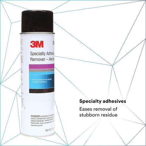 3M Specialty Adhesive Remover 38984, Transparent, Solvent Based, Easy ...