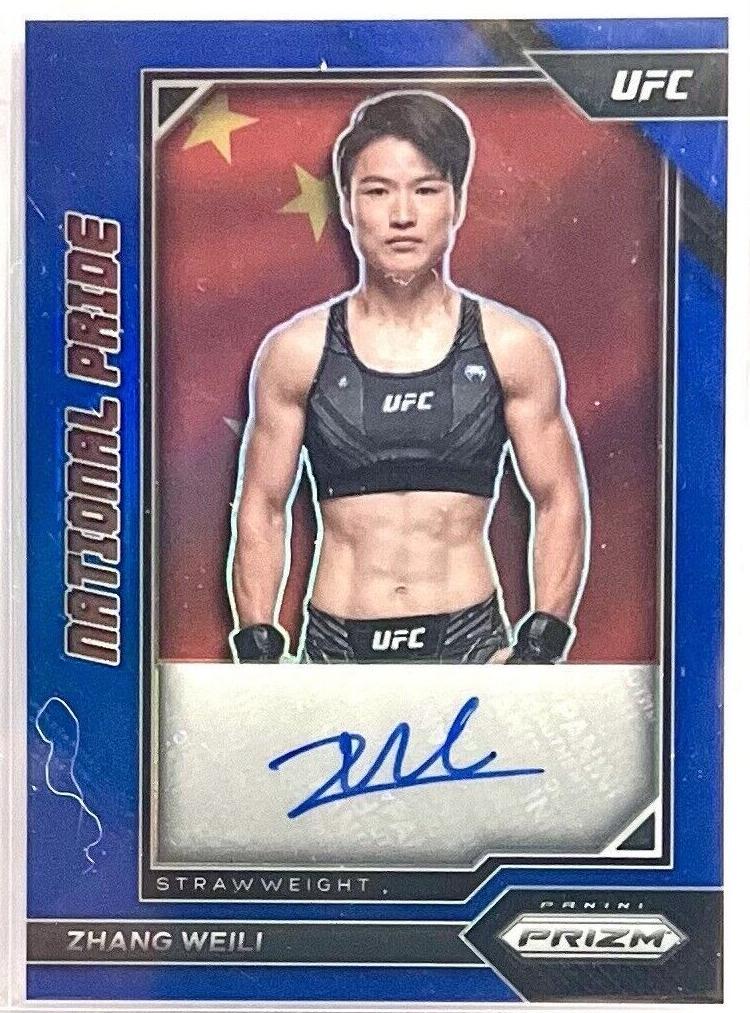 2023 Panini Chronicles UFC - National Pride Signatures Zhang Weili #NP ...