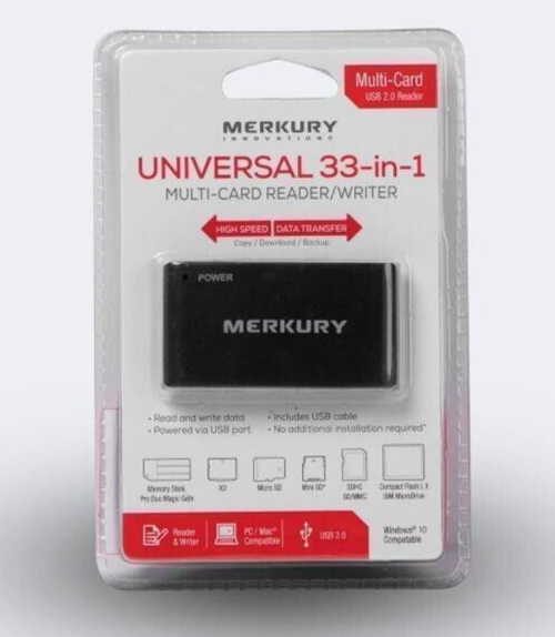 Merkury Universal 33-in-1 USB 2.0 Multi-Card .FREE SHIPPING!!!! BEST ...