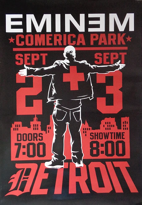 Eminem Concert Poster