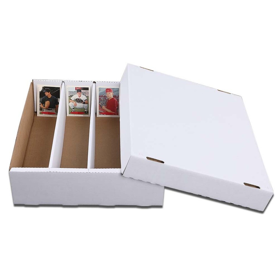 3200 COUNT CORRUGATED CARDBOARD TRADING CARD BASEBALL COIN SLAB STORAGE ...