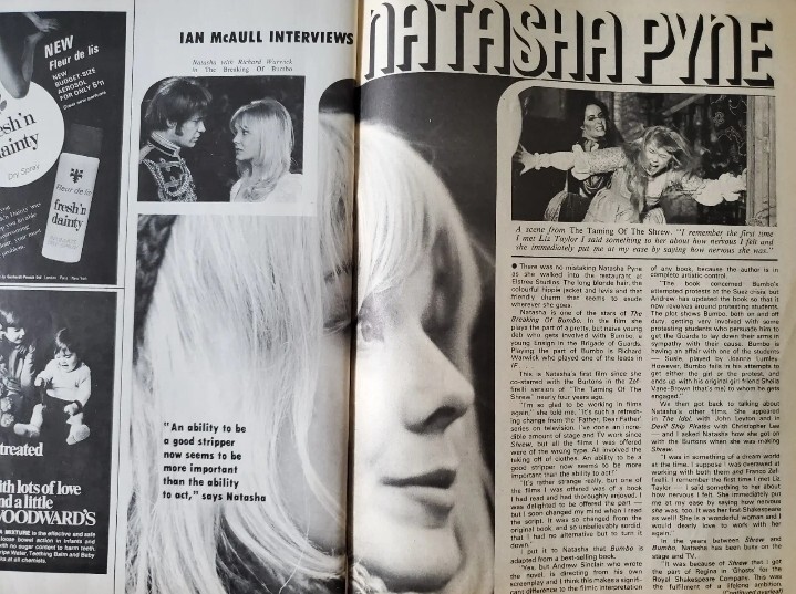 PHOTOPLAY AUG 1970 VALERIE LEON, CARRY ON UP JUNGLE, RAQUEL WELCH ...