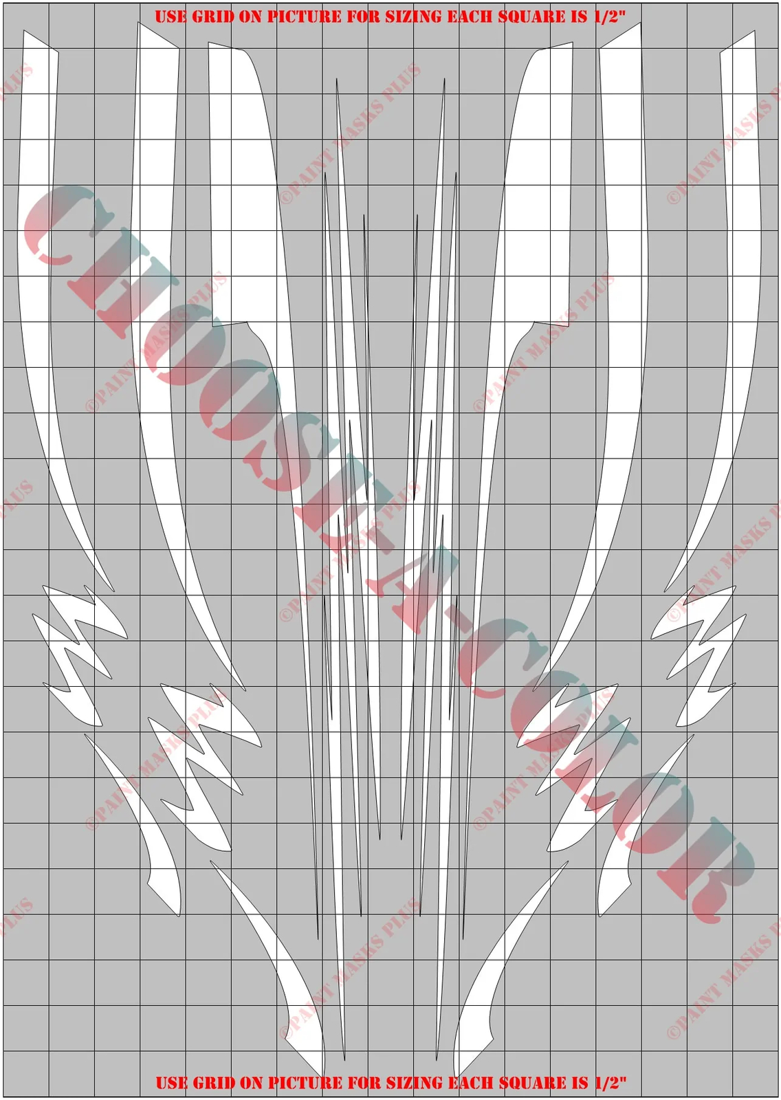 SCT7000P-X Graphic RC Body Paint Mask Kit In Colors | eBay