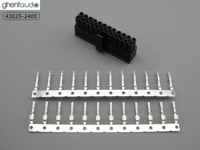 5 sets --- molex 43025-2400 Micro-Fit 3.0mm 24-Circuits Housing & Crimp ...