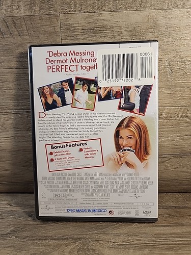 The Wedding Date DVD WIDESCREEN Brand New Sealed Debra Messing Dermot ...