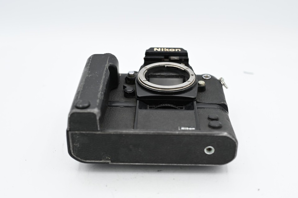 Nikon F3 35mm Camera Body, Black with DE-2 Prism Finder & MD-4 Motor ...