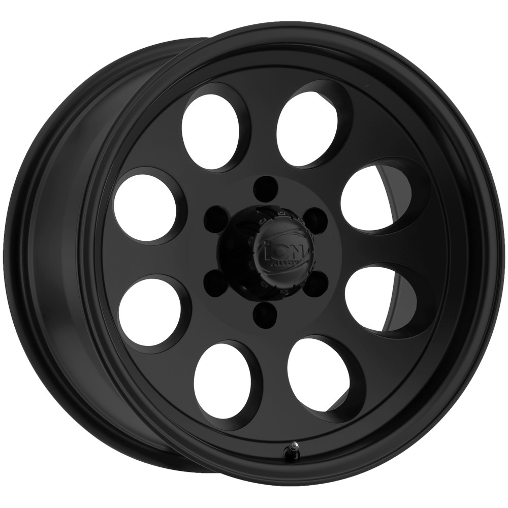 (Set of 4) Ion 171 17x9 8x6.5" +0mm Matte Black Wheels Rims 17" Inch | eBay