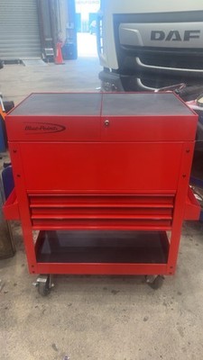 Blue Point Roll Cart Tool Box With Three Drawers | eBay UK