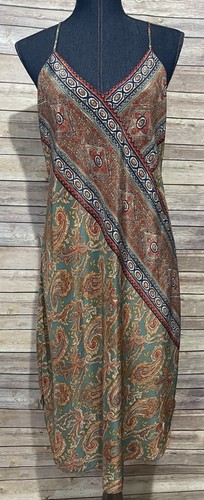 Victoria’s Secret Vintage 90’s Sz Medium Paisley Long Chemise Slip ...