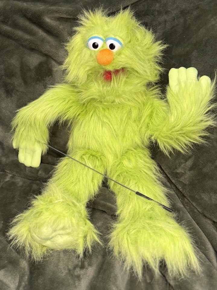 30" Green Monster Silly Puppet, Full Body Ventriloquist Style Puppet ...