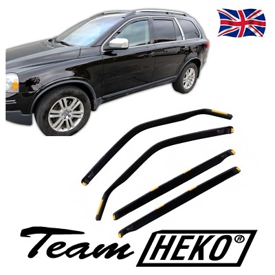 Heko Wind Deflectors For Volvo Xc90 2002-2014 4PC Tinted | eBay UK