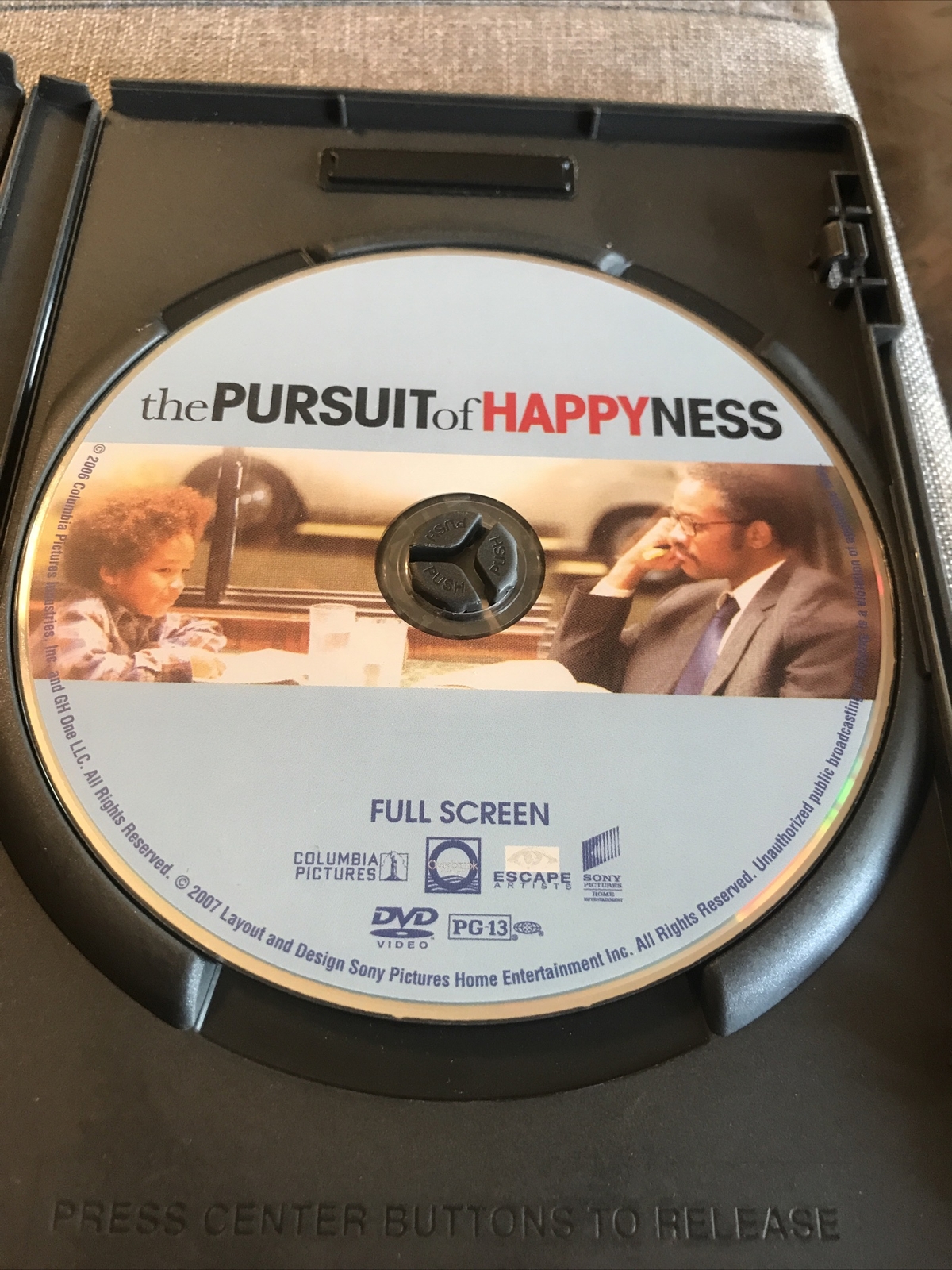 The Pursuit of Happyness (DVD, Full Screen, 2006) Will Smith | eBay