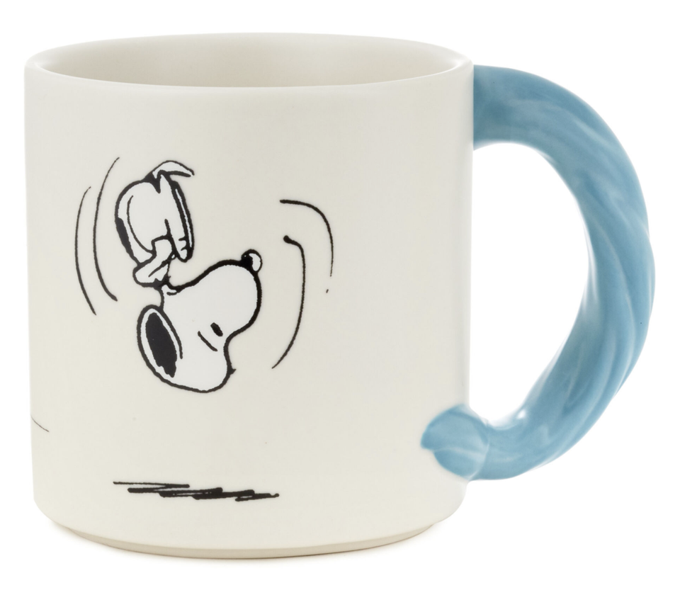 Hallmark Peanuts Linus and Snoopy Dimensional Blanket Coffee Mug New | eBay