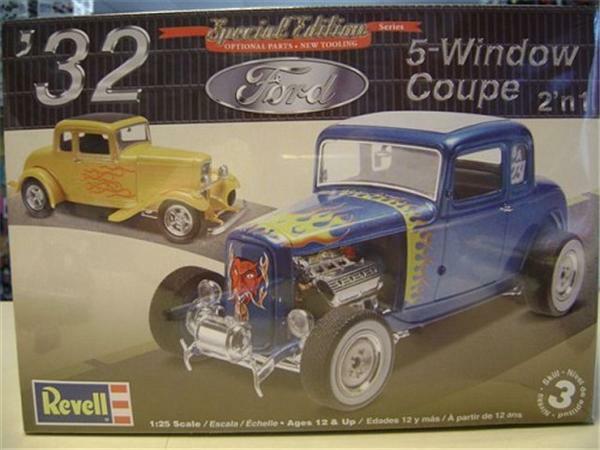 Revell 4228 '32 Ford 5-Window Coupe model kit | eBay