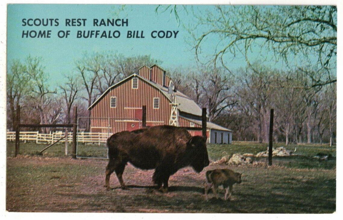c1970 Postcard: Scouts Rest Ranch – Home of Buffalo Bill Cody, North ...
