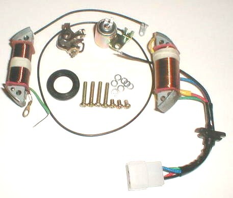 1971-1978 Honda Z50 Stator Rebuild Assembly Kit K2 4-Wire Hitachi 6-V ...