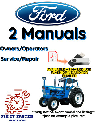 FORD 530A TRACTOR MANUAL OPERATORS SERVICE SHOP REPAIR OWNERS PDF USB ...