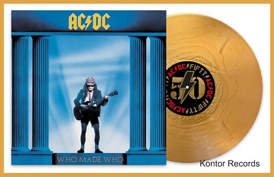 AC/DC "who made who" limited gold-coloured Vinyl LP NEU Album 2024 ...