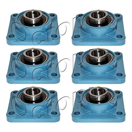 UCF210-32 Self-align 4 Bolt Flange Pillow Block Bearing 6PCS | eBay