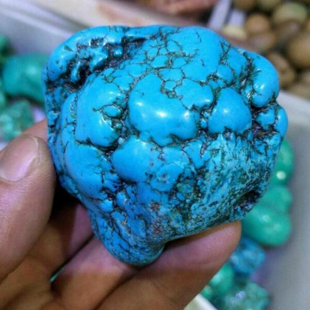 3 - 5cm Natural Turquoise Rough Gemstone Crystal Blue Turquoise Stones ...