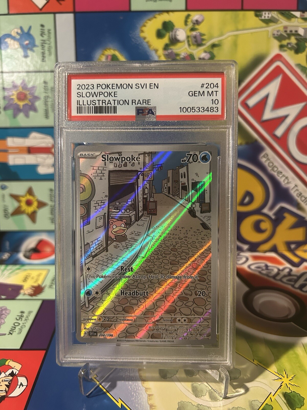 Slowpoke 2023 Scarlet & Violet #204/198 Illustration Rare Price Guide ...