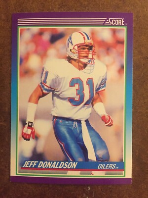 Jeff Donaldson 131 Score 1990 NFL Football Trading Card | eBay