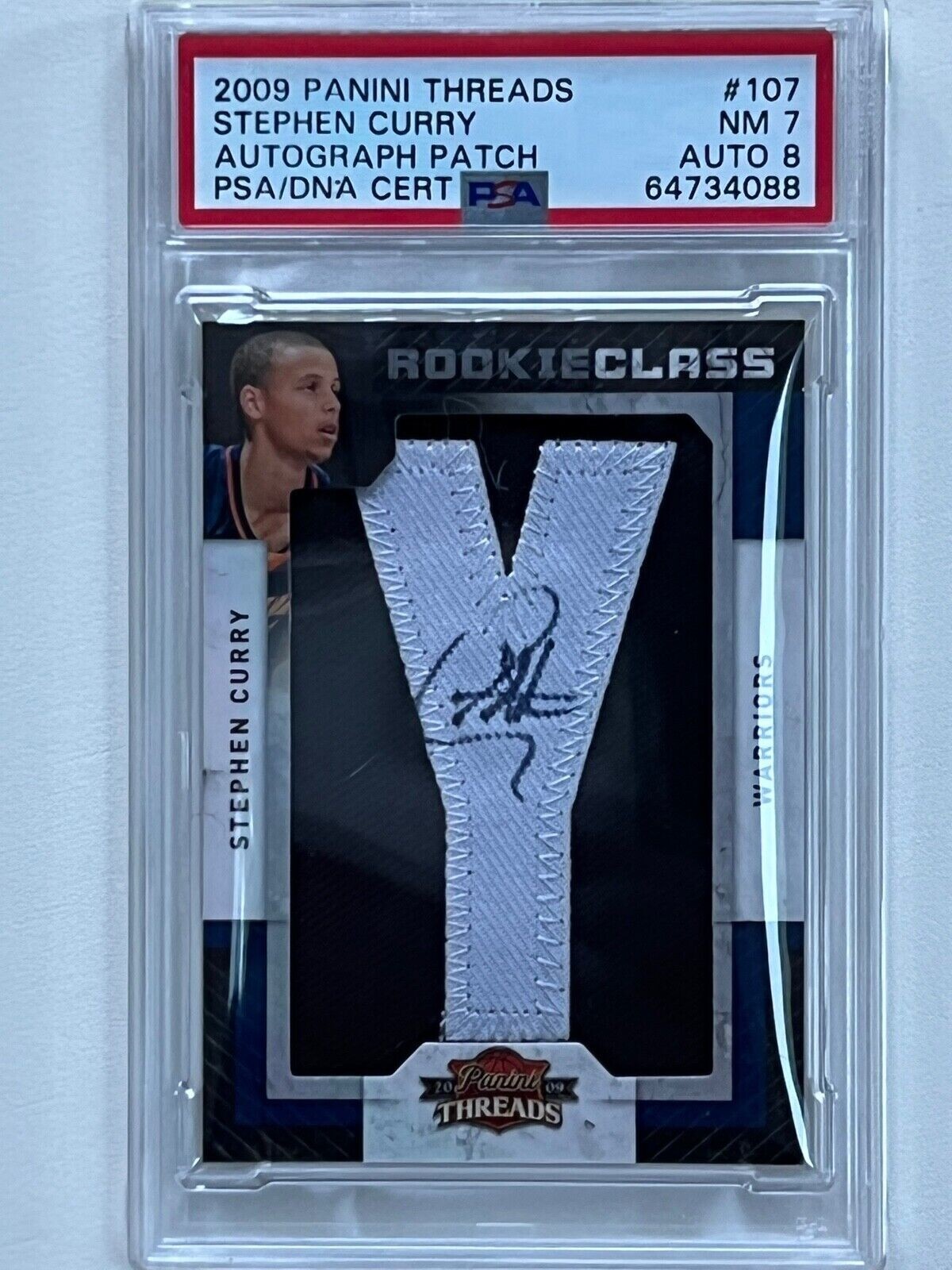 2009-10 Panini Threads Rookie Class STEPHEN CURRY Auto COMPLETE SET ...