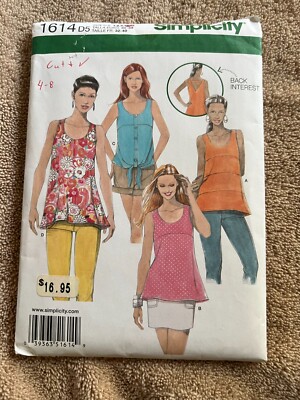 Simplicity CUT PATTERN ~ 1614 ~ Size 4-8 ~ ~ ~ ~ ~ Listing MP45 | eBay