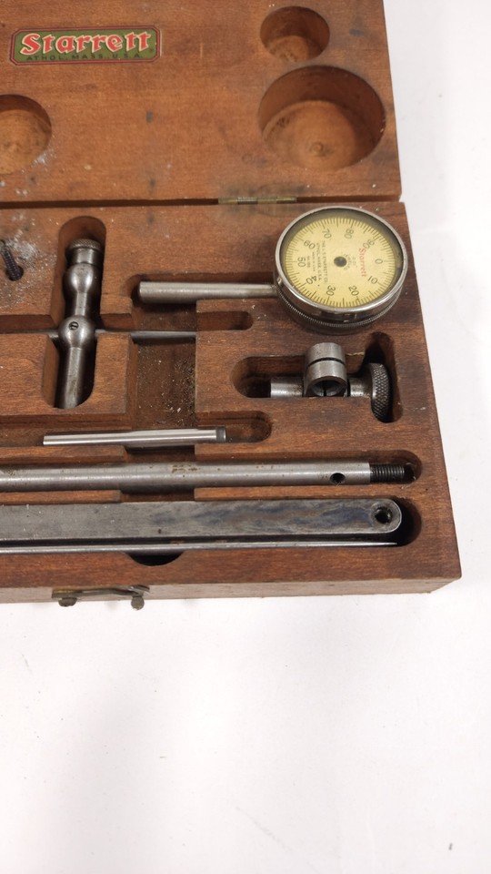 Vtg Starrett No 196 Dial Test Indicator Kit With Box Incomplete | eBay