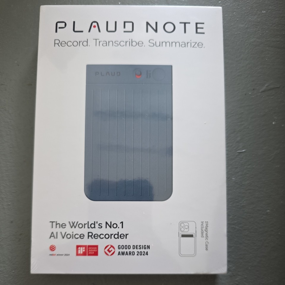 Plaud Note Ai Voice Recorder Black Meeting Recorder Interview Lecture ...