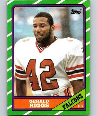 1986 Topps #362 Gerald Riggs Atlanta Falcons | eBay