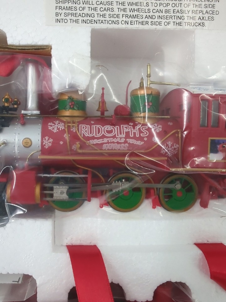 Hawthorne Village Rudolph's Christmas Town Express Train Set ~ COA ...