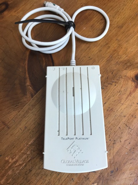 Global Village Teleport Platinum Fax Modem Model A812 for Mac for sale ...