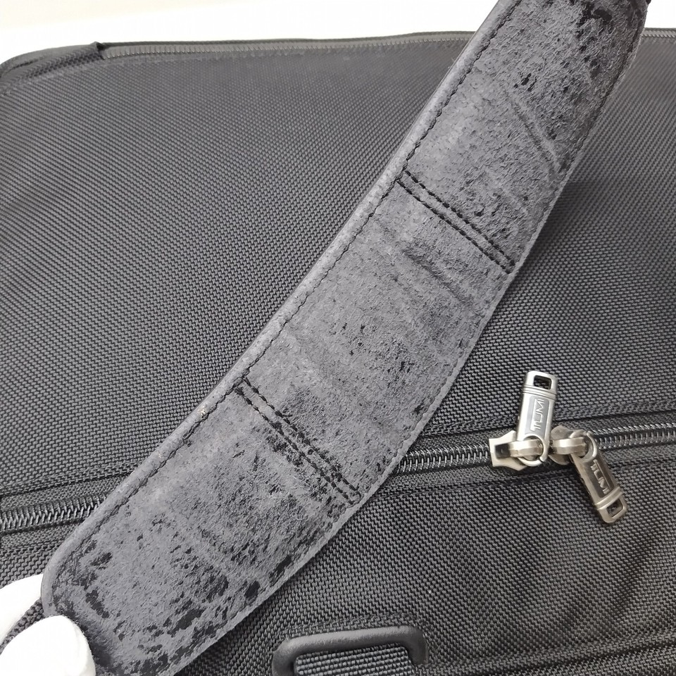 Tumi 2 Way Black Nylon Zipper Around Laptop Briefcase Messenger Bag | eBay