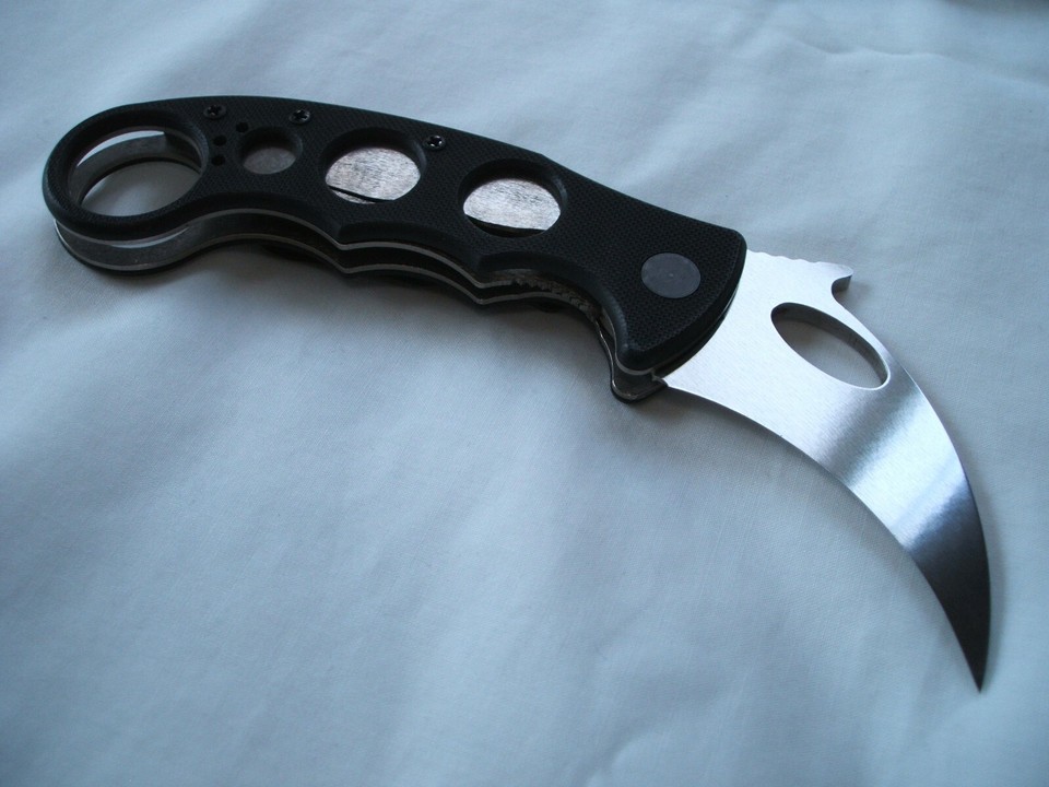 EXTREMELY RARE Vintage Emerson knives, The first Karambit Un-marked ...