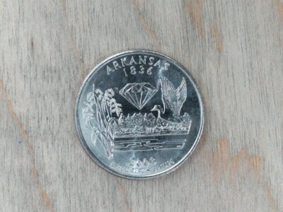 2003 D Arkansas State Quarter Uncirculated B.U. U.S. Mint Roll Actual ...