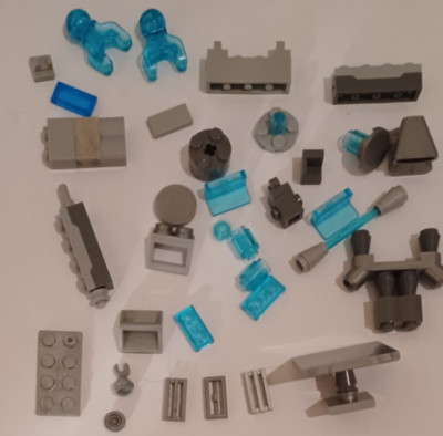 Lot of grey LEGOS & 2 Hero Factory Arm Leg w Ball Joint Axle & socket ...