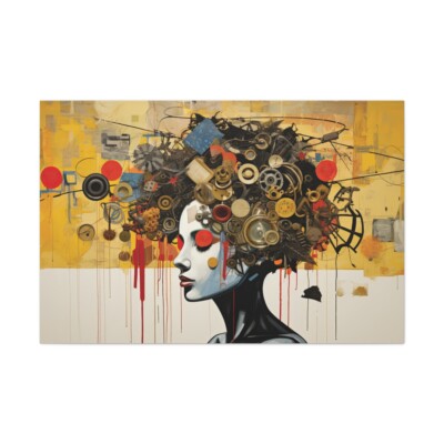 A thought-provoking Dadaist artwork challenging artistic norms - Canvas ...